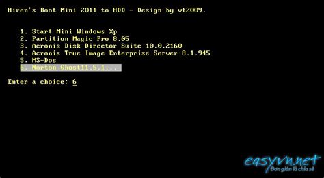 Phần Mềm Cài Hirens Boot Vào ổ Cứng Cho Xp Win 7 Góc Chia Sẻ Đôn Bá Đạo