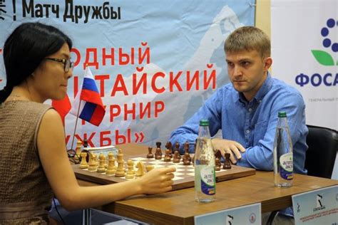 ding liren and hou yifan in exhibition matches chessbase