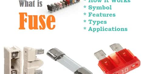 What Is Fuse Symbols Features Types Applications And Advantages