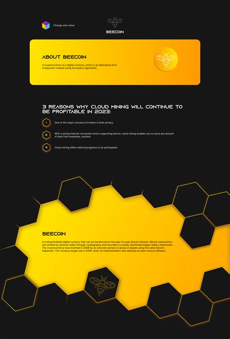 Cryptocurrency Landing Behance