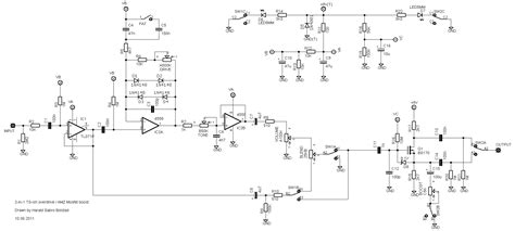 2in1odboostschematic Sabrotone Diy Guitar Pedal Guitar Effects Guitar Pedals