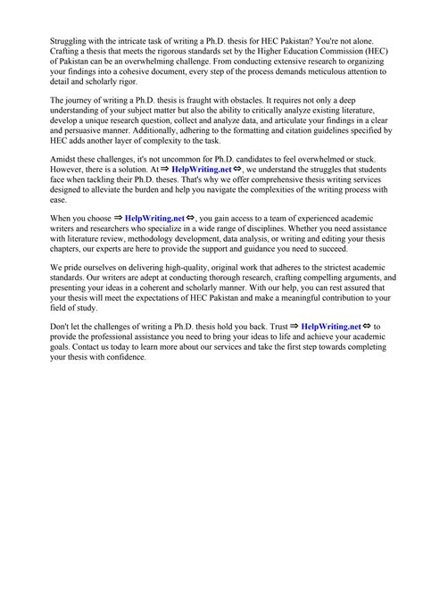 Phd Thesis Hec Pakistan By Queensborough Community College Issuu