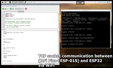 Hello Raspberry Pi TCP Socket Communication Between RPi Pico ESP S And ESP Via WiFi