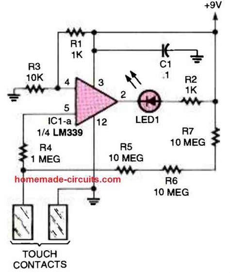 How To Make Ic Lm339 Circuits Homemade Circuit Projects