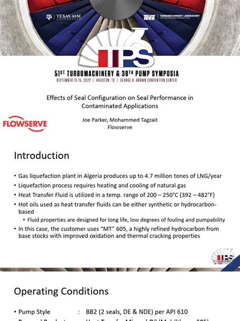 Effects Of Seal Configuration On Seal Performance In Contaminated