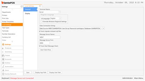 How To Add A Terminal To SambaPOS Version SambaClub Forum