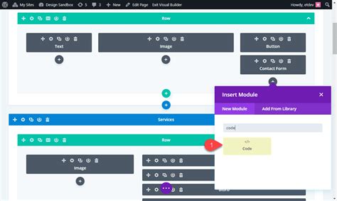 how to export a divi page layout that has custom code