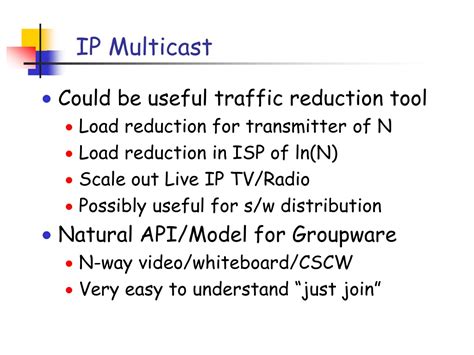 Ppt Network Architecture R02 Ip Multicast Deployment Woes