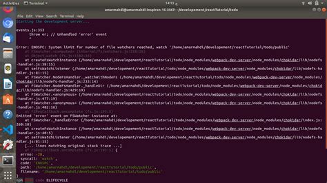 Javascript Error In React Js When Clicking Npm Start Stack Overflow