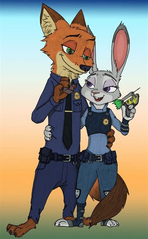 Nick Wilde And Judy Hopps Hot Springs By Cristiandarkradx2496 On