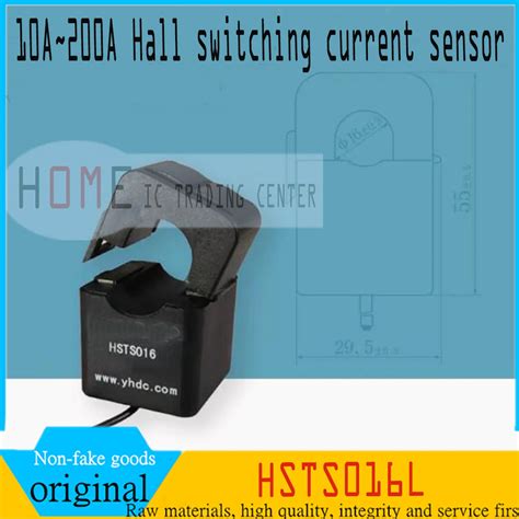 Hall Split Core Current Sensor Hsts016l Input 10a 20a 30a 50a 100a 150a