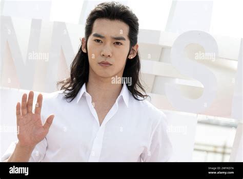 Cannes France 07th Apr 2024 Yu Shi Yosh Yu Attends The To The Wonder Photocall During The