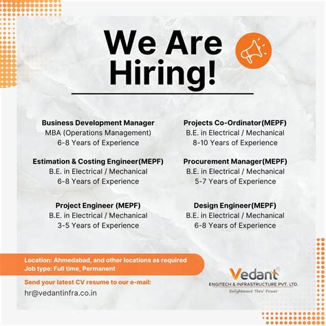 Ashish Mishra On Linkedin Were Hiring At Vedant Group Checkout Our