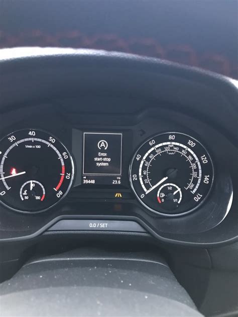 EPC Light Error Start Stop System Skoda Octavia Mk3 2013 2020