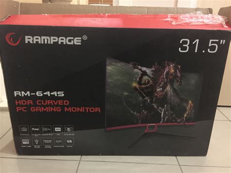 Rampage Rm S Hdr In Hz Ms Curved Oyuncu Monit R Garantili Donan Mhaber Forum