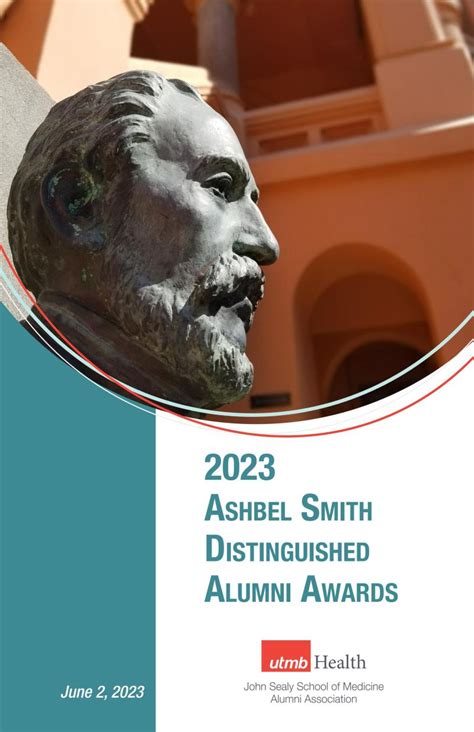 Gregory Oshanick Md On Linkedin 2023 Ashbel Smith Distinguished Alumni Awards Event Program