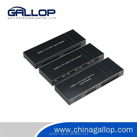 Multiple Usb 3 0 Aluminum Sd Card Reader Writer With 4 Port Sd Card Slots Buy External Card