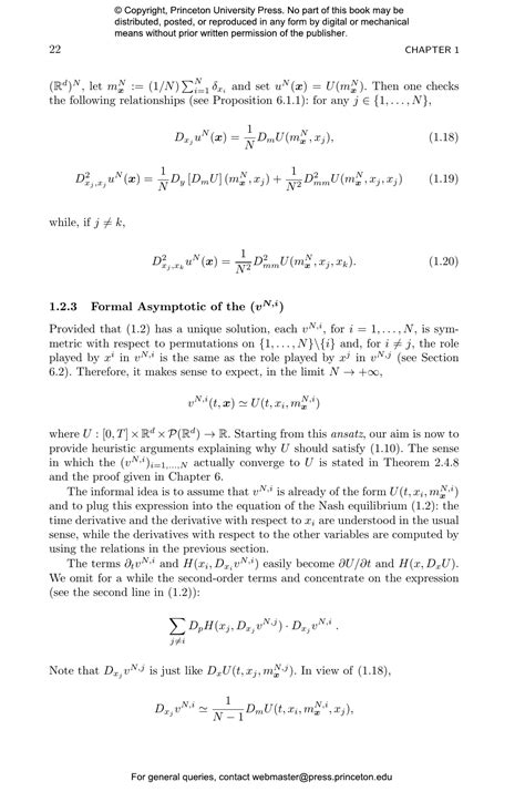 The Master Equation And The Convergence Problem In Mean Field Games Princeton University Press