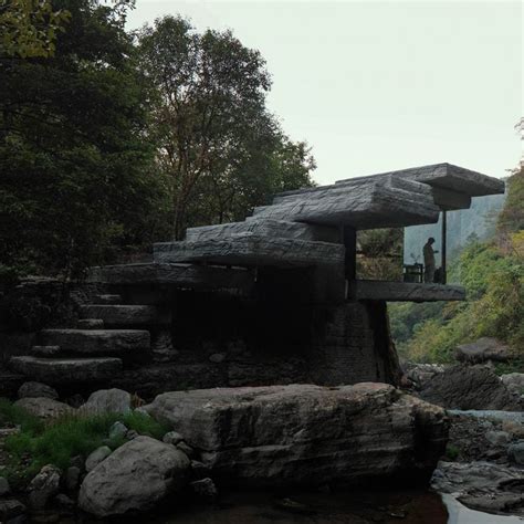 Lin Architecture Creates Concrete Pavilion As Lighthouse For Farmers Lin Architecture Creates Concrete Pavilion As Lighthouse For Farmers