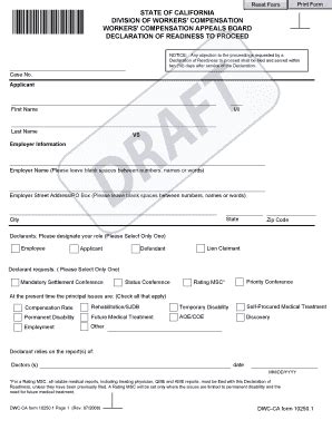 Fillable Online Dir Ca Dwc Forms Objection To The Proceeding Readiness To Proceed Dir Ca Fax Fillable Online Dir Ca Dwc Forms Objection To The Proceeding Readiness To Proceed Dir Ca Fax