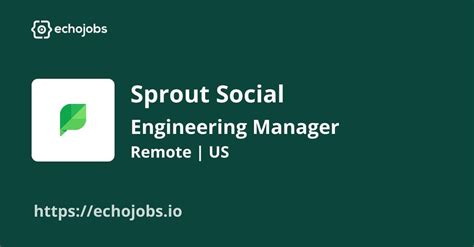 Sprout Social Is Hiring Engineering Manager Usd 205k 240k Remote Us