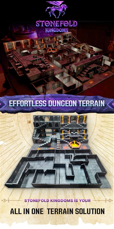 Tabletop Fix Dungeon In A Box Stonefold Kingdoms Magnetic Dungeons And Foldable Rpg Terrain