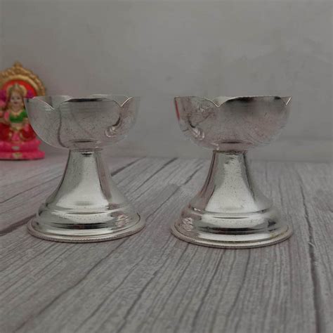 German Silver Deepadiya Sets