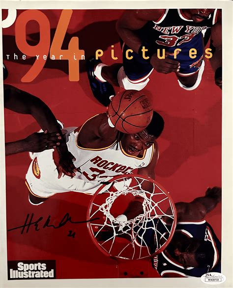 Hakeem Olajuwon Signed 94 The Year In Pictures Sports Illustrated