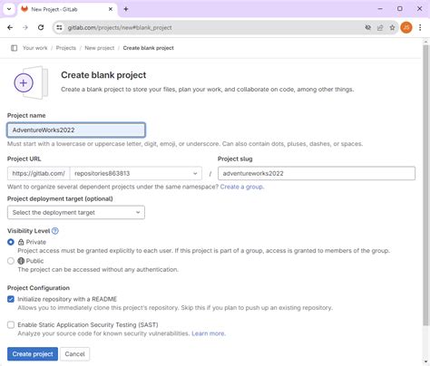 Link A Sql Server Database To A Git Repository In Gitlab