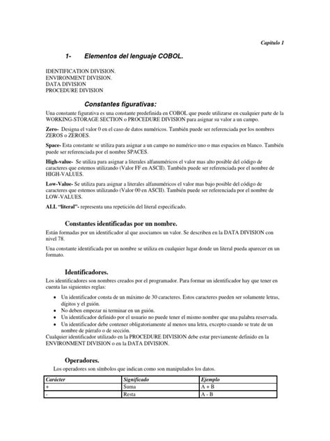 Cobol Manual Copia Pdf Ascii Programación