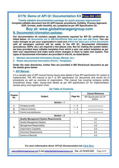 PPT API SPEC Q1 Documents PowerPoint Presentation Free Download ID