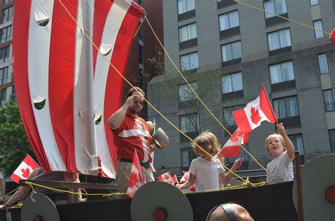 Getting The Float Ready Canada Day Montreal Parades Danish Float Scandinavian Ready