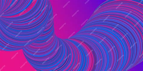 Premium Vector Rainbow Colorful Background Stripes Flow Wave Fluid