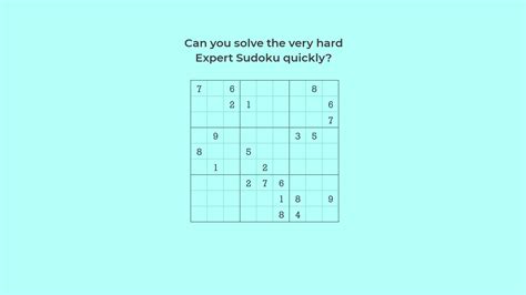 How To Solve Very Hard Expert Sudoku Level Game Simple Way