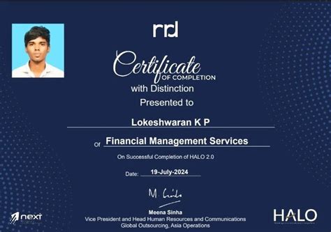 Lokeshwaran K P On Linkedin Im Thrilled To Announce The Completion Of