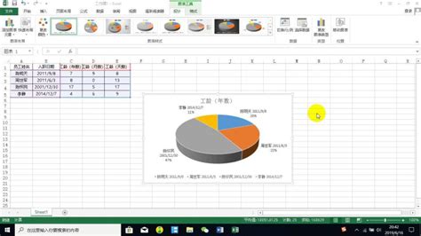 Excel饼状图的制作方法（一分钟快速将excel表格生成饼状图数据） 天天办公网