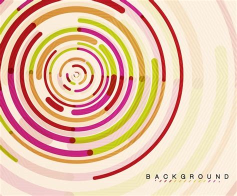 Premium Vector Circular Lines Circles Geometric Abstract Background Vector Illustration