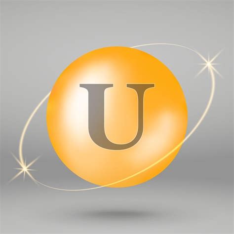 Premium Vector Vitamin Gold Icon Drop Pill Capsule