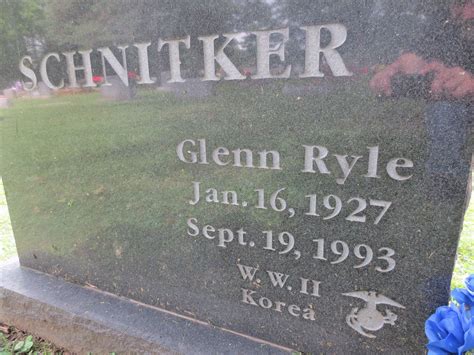 Glenn Ryle “skipper Ryle” Schnitker 1927 1993 Find A Grave Memorial