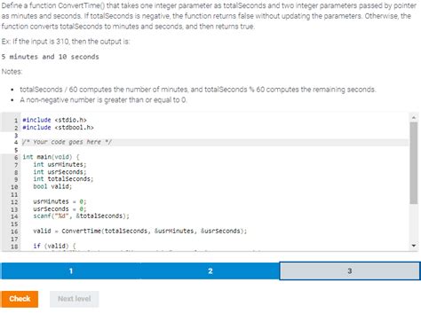 Solved Define A Function Converttime 0 That Takes One