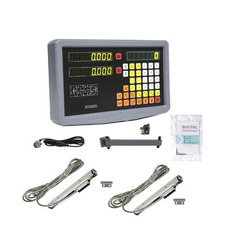 Lathe Linear Scale 2 Axis Digital Readout Dro Kit Sds2ms And 2pcs Ka300 Ka500 Slim Ruler High