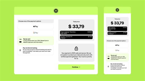 Payment Screen Website Template Figma