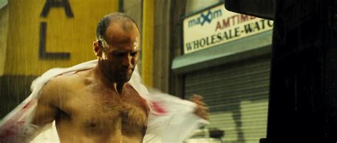 Auscaps Jason Statham Shirtless In Transporter
