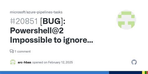Bug Powershell2 Impossible To Ignore Specific Warning Output · Issue 20851 · Microsoft