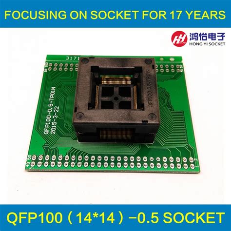 TQFP FQFP QFP To DIP Programming Socket OTQ Pitch Mm IC Body Size