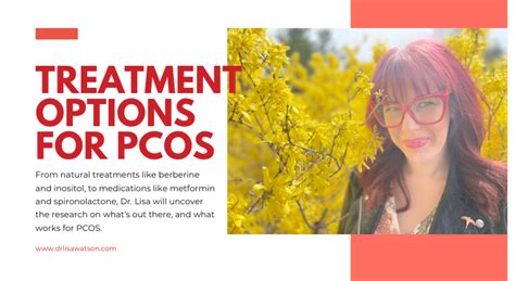 Treatment Options For Pcos Dr Lisa Watson