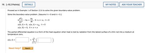 Proceed As In Example Of Section To Solve The Chegg