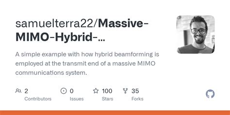 Massive Mimo Hybrid Beamforming Matlab Examplegithubworkflows