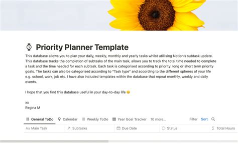 Daily Routine Timetable Template By Michael Itorobong Essiet Notion Marketplace