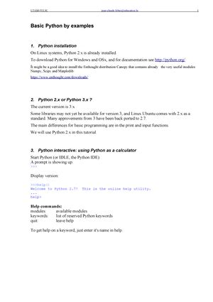 Open CV Python Quick Guide OpenCV Python Quick Guide OpenCV Python Overview OpenCV